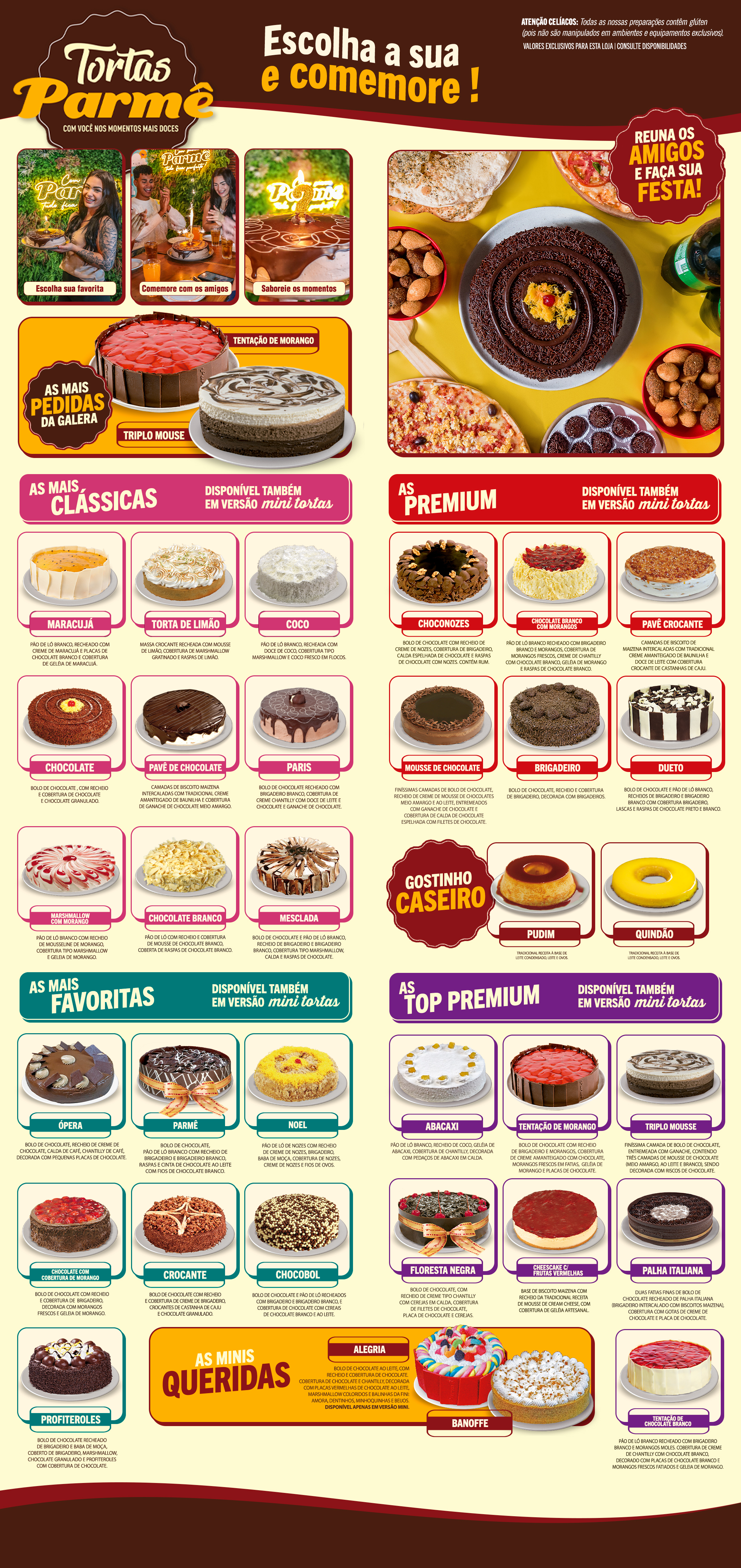 Preço Das Tortas Da Parme - FDPLEARN